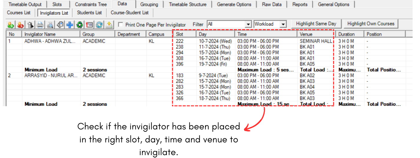 Stage 5: Invigilators | TPlus